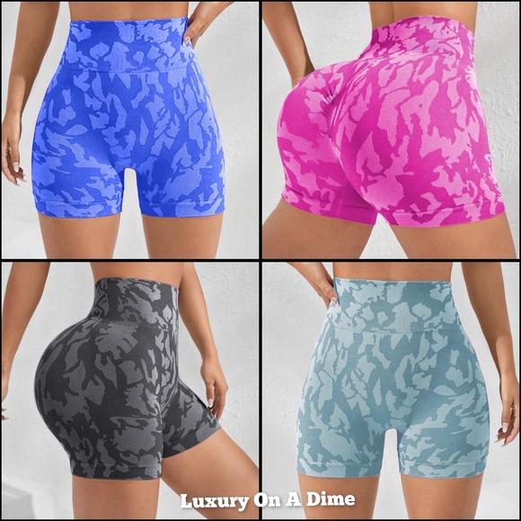Shorts | Active Shorts High Rise Splatter Athletic Wide Waistband ...
